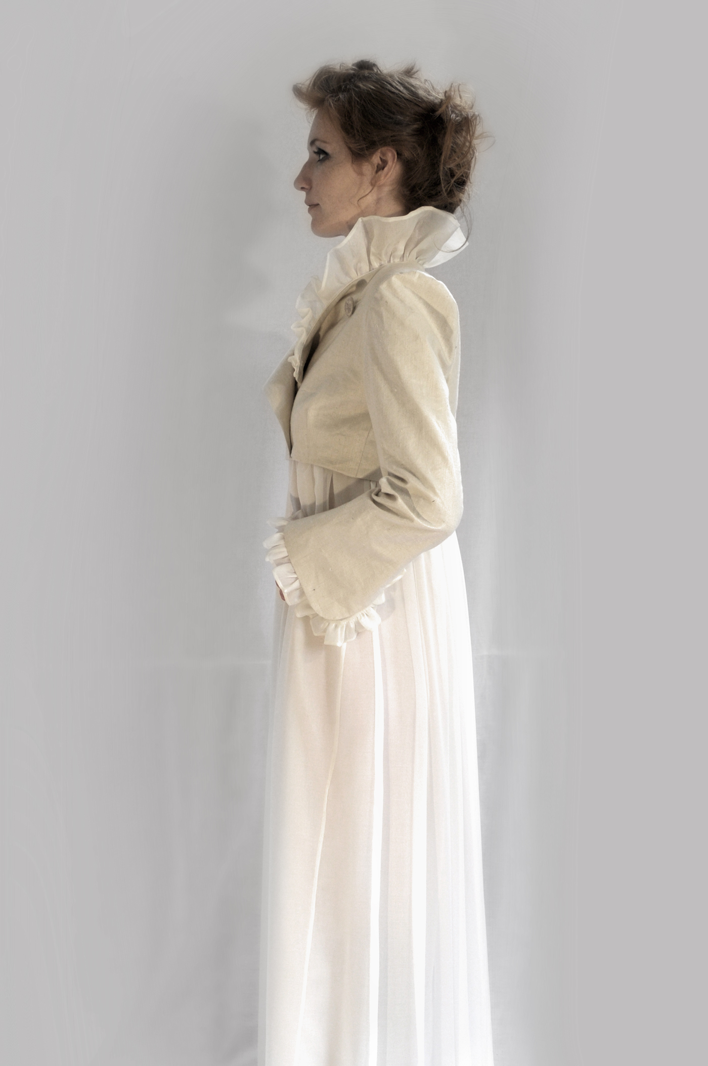 Ruffled Spencer Jacket